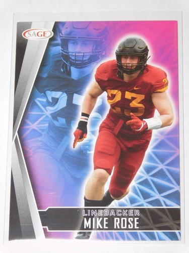 2022 SAGE FOOTBALL HIGH SERIES MIKE ROSE CARD #119 | eBay