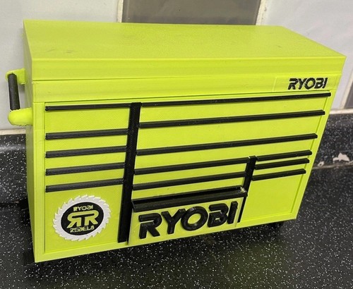 RYOBI Inspired Desktop Tool Chest With Wheels | eBay UK