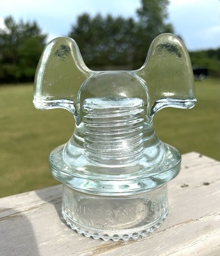 HEMINGRAY #60 CLEAR MICKEY MOUSE INSULATOR | eBay
