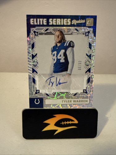 2025 Donruss Football TYLER WARREN Elite Series Rookies Rookie Auto /99 ...