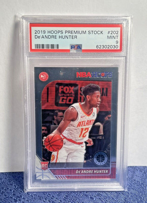 DeAndre Hunter 2019 Hoops Premium Stock Rookie Card #202 PSA 9 | eBay