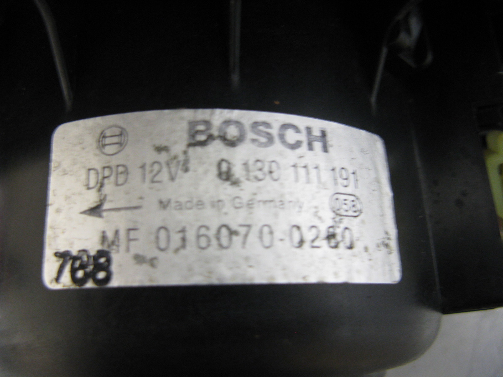 Fan Bosch Heater Blower Motor Volvo V40/S40 0130111191 | eBay