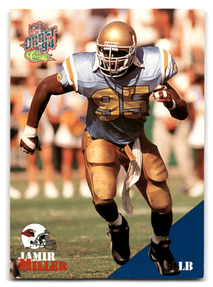 Jamir Miller 1994 Classic NFL Draft FOOTBALL #28 Arizona Cardinals | eBay