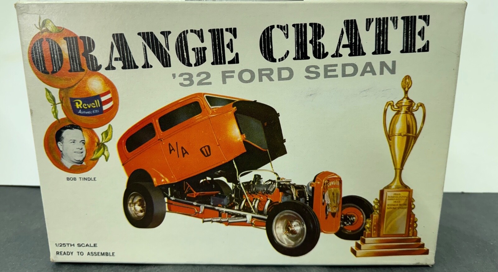 Revell h1289 1969 1932 Ford Sedan Orange Crate vintage kit McM 1/25 ...