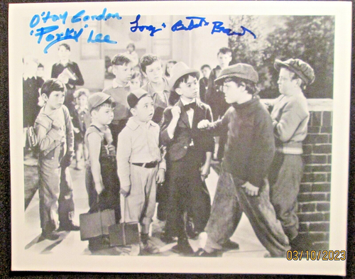 LITTLE RASCALS:OUR GANG (ORIGINAL VINTAGE HAND SIGN AUTOGRAPH ...