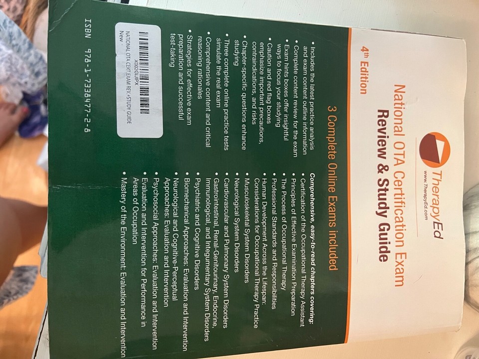 NBCOT study guide National OTA certification exam review guide | eBay