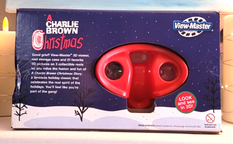 SEALED A Charlie Brown Christmas Snoopy Peanuts view-master 3 Reels ...
