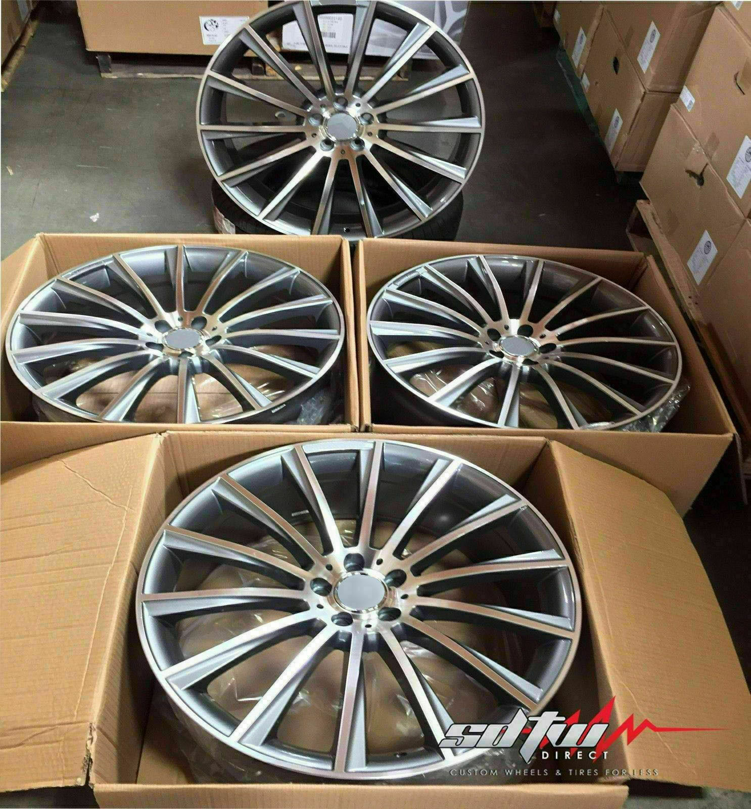 19 Inch wheels for Mercedes GLC300 GLK350 GLE350 GLE400 19x8.5" 5x112 ...