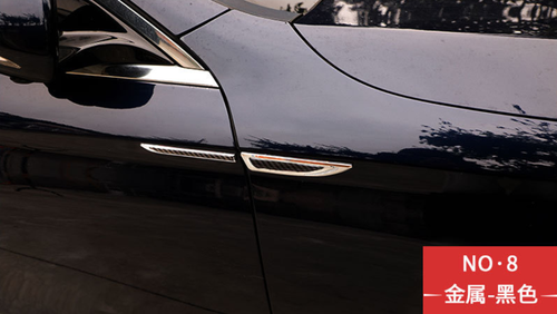 Air Vent Fender Dagger Emblem Decal Wing Cover Trim Sticker For Car ...