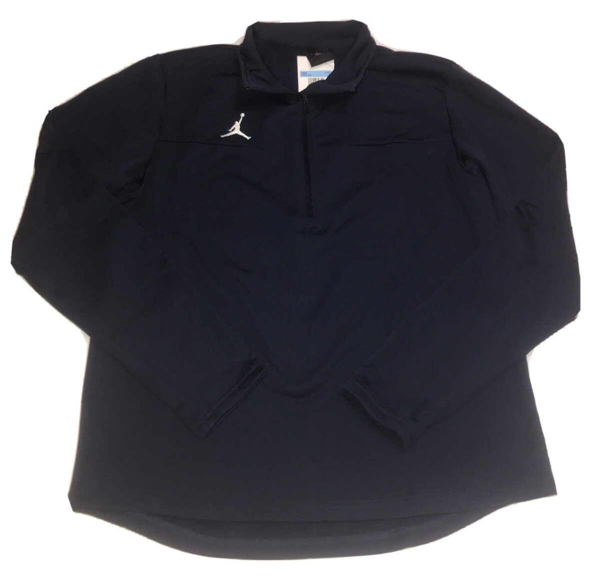 Air Jordan Training 1/4 Zip Sweatshirt Men Size Medium Navy Blue CV8311 ...