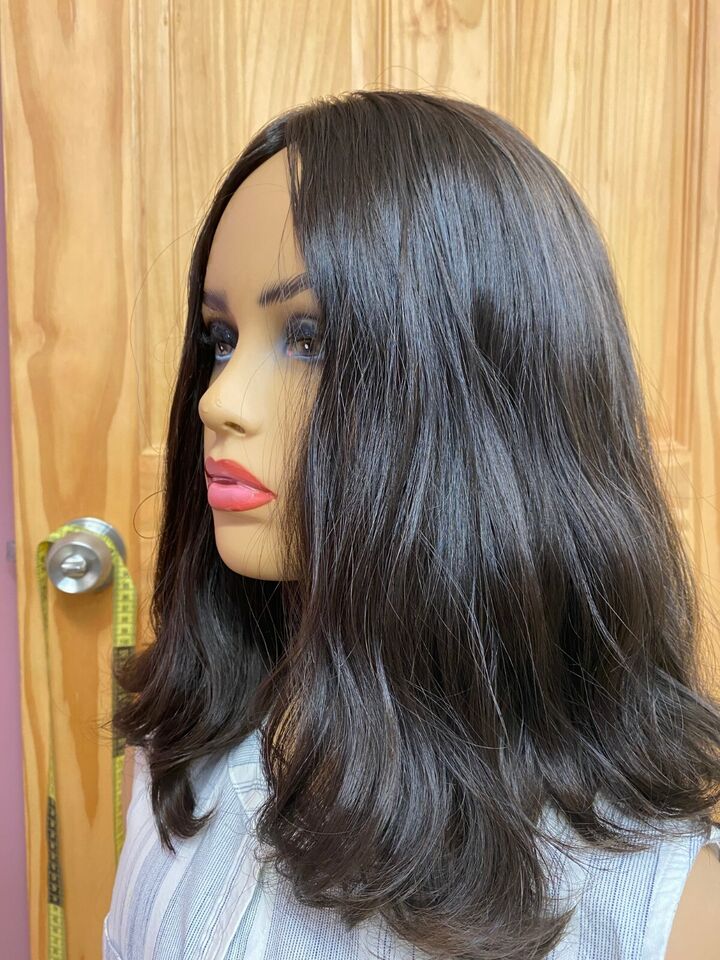 Malky Wig Sheitel European Multidirectional Human Hair M cap, 8/4, Wavy ...