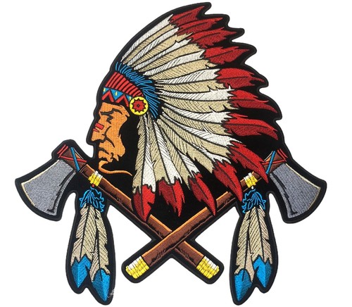 Native American Headdress Chief Patch 4x4 inch IV3849s F8D1A | eBay