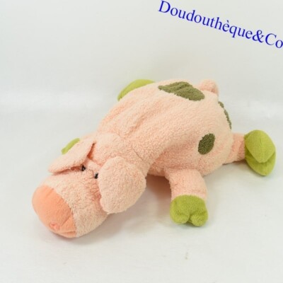 Peluche cochon NICI Animaux de la ferme rose vert 30 cm (DOU/MO7425) | eBay