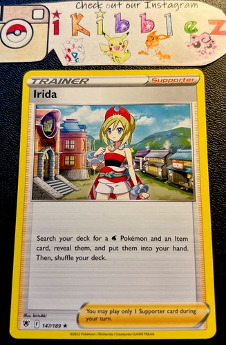 Irida 147/189 NM Non Holo Astral Radiance Pokemon Card. Free Tracked ...