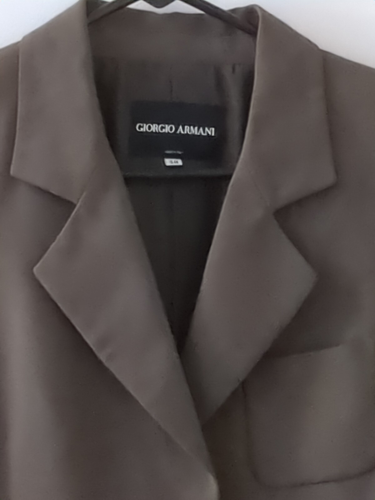 Giorgio Armani Black Label Borgo 21 Jacket Silk Olive… - Gem