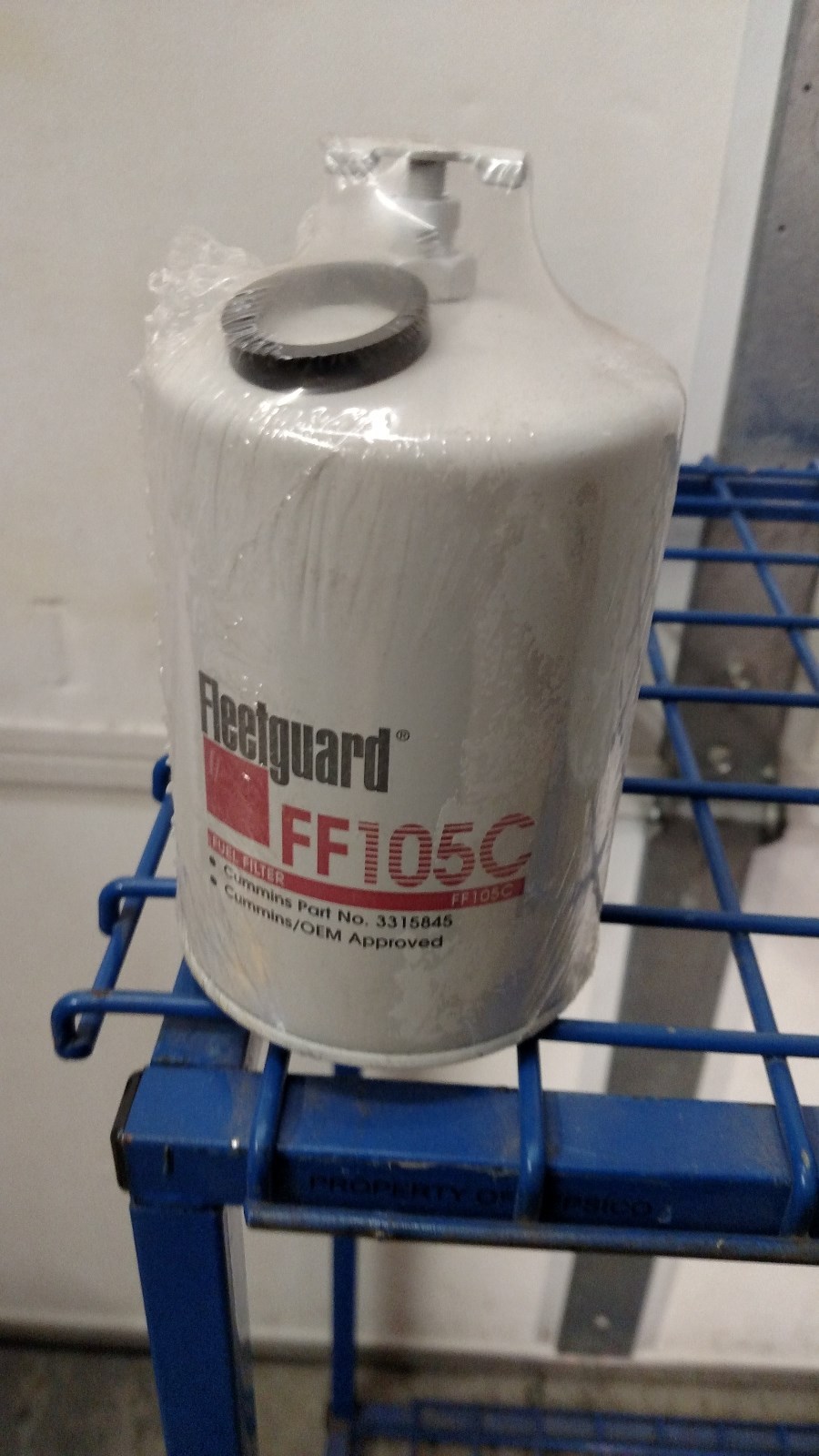 FLEETGUARD FF105 - Fuel filter cross reference