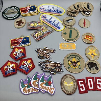 BSA/Boy Scouts of America Mixed (Lot of 48) Patches, Never Sewn, Nice ...
