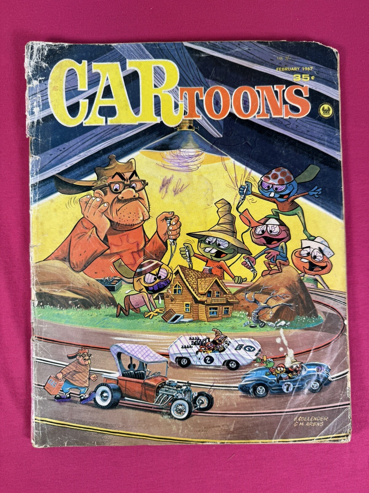 Vintage February 1967 CARTOONS Magazine #33 - PETERSEN Car Culture ...