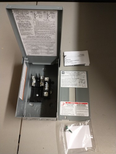 Square D HOM24L70RBCP 70-Amp 2-Space 4-Circuit Main Lugs Load Center ...