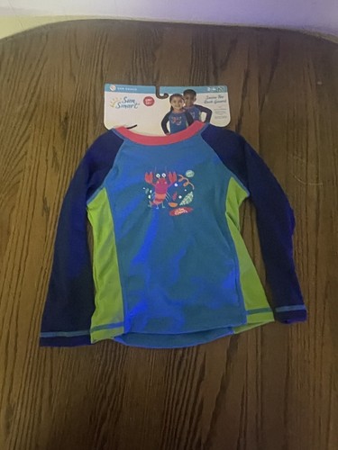 Sun Smart Long Sleeve Rash guard Swim Shirt Size 2-4 | eBay