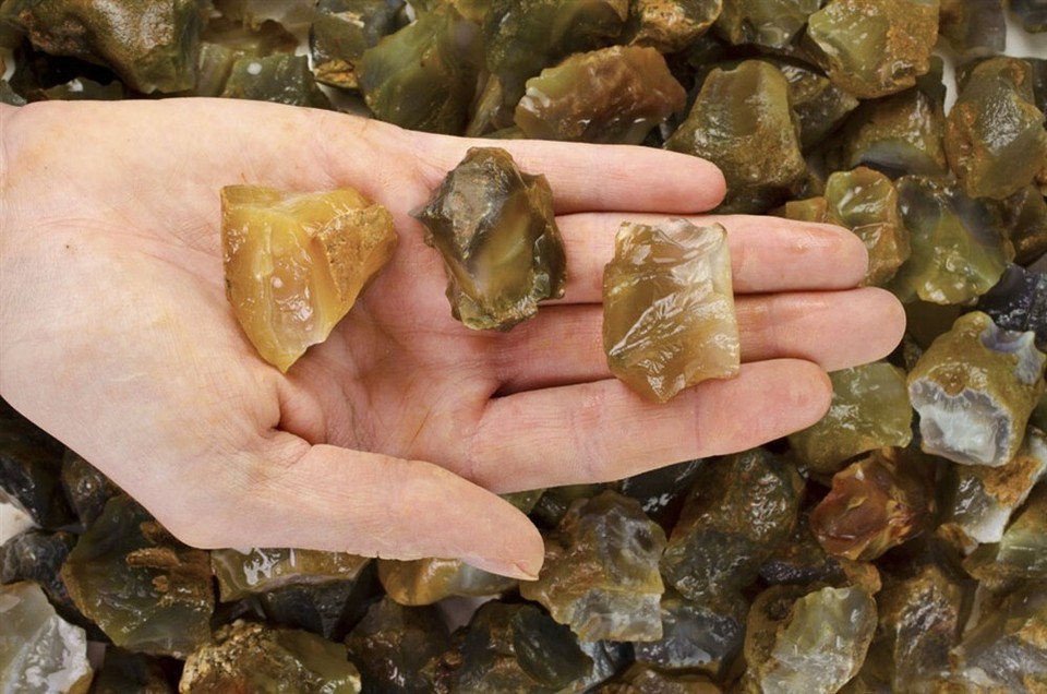 55 lbs Yellow Carnelian Rough Stones - Wholesale Lot - Crystal Mineral ...