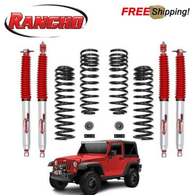 Rancho 2" Sport System Leveling Kit W/RS9000XL For 07-18 Jeep Wrangler ...