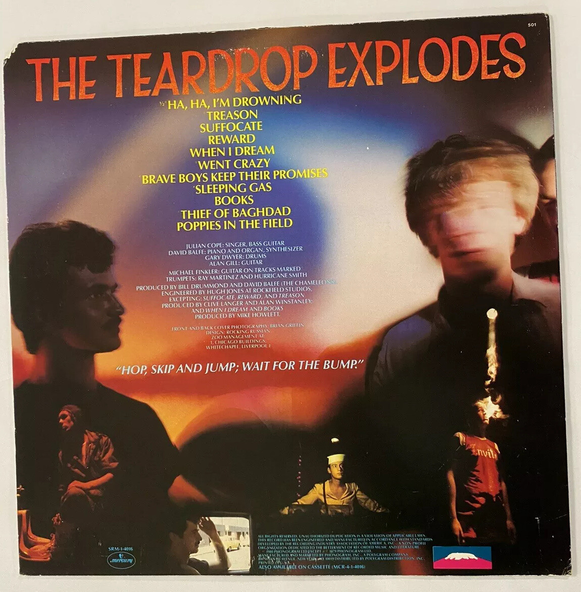 Teardrop Explodes Kilimanjaro 12" Vinyl Record LP Original 1980 Release ...