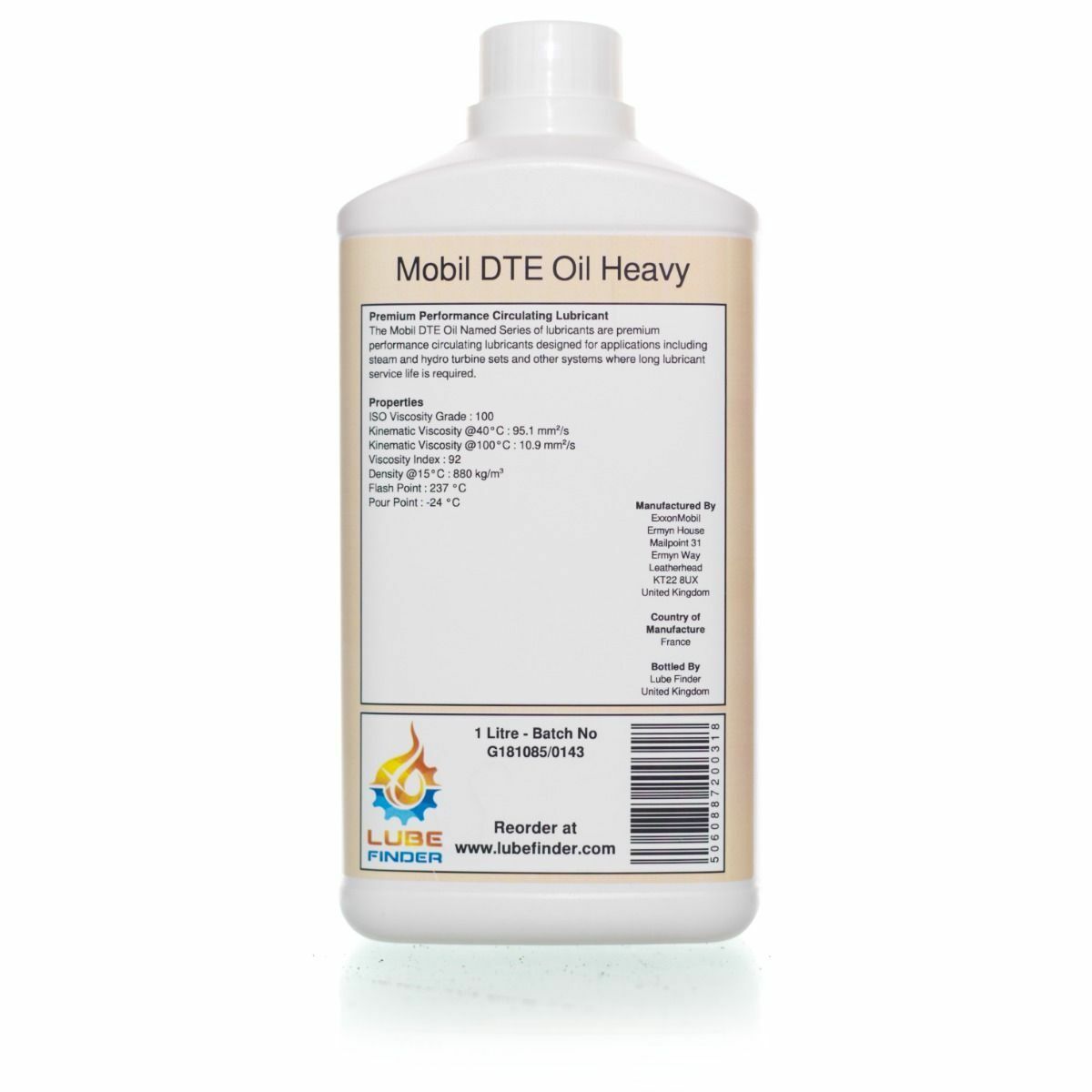 1L Mobil DTE Oil Heavy ISO VG 100 Circulating Oil | eBay
