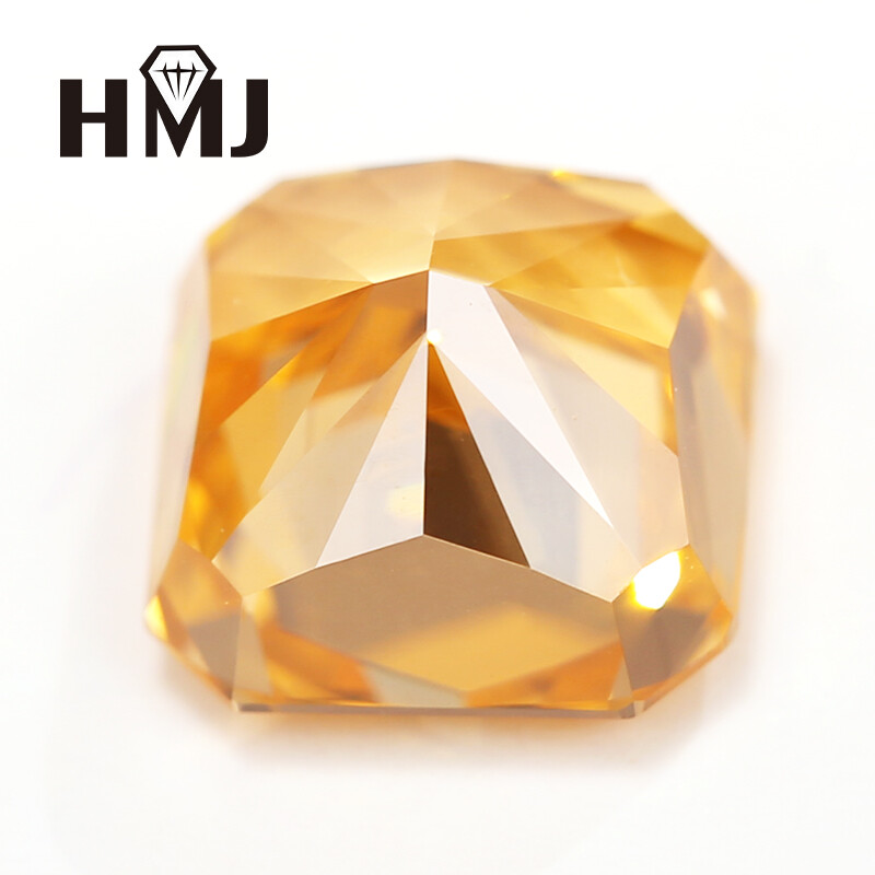 High Carbon Diamond Lab Cubic Zirconia Multicolor Crushed Ice Radiant ...