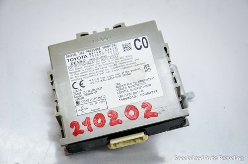 LEXUS IS350 IS250 TIRE PRESSURE MONITOR CONTROL MODULE TPMS UNIT OEM ...