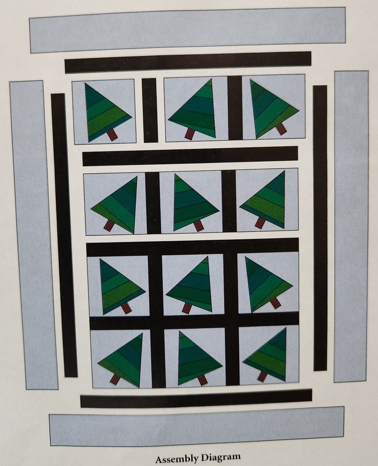 "Tipsy Trees" Quilt Pattern from 2004 Magazine Confident Beginner ...