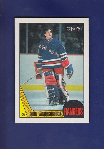 John Vanbiesbrouck 1987-88 O-PEE-CHEE OPC NHL Hockey #36 (NM+) New York ...