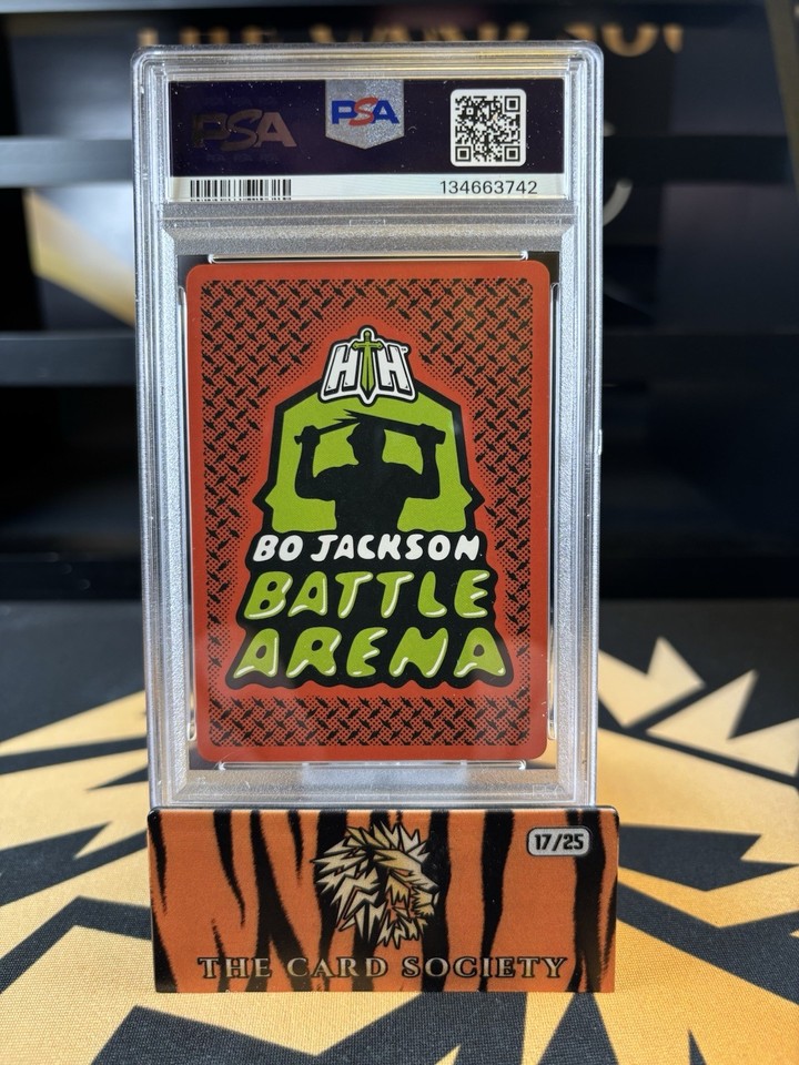 2024 Bo Jackson Battle Arena Victory Ice Foil Psa 10 Alpha Low Pop ...