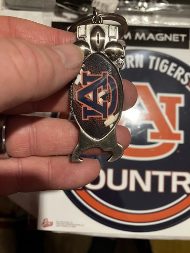 Rico Auburn Tigers License Plate Frame Lot .Magnet, Key Chain, 2 Bottle ...