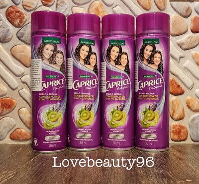 4PK PALMOLIVE CAPRICE NATURALS BRILLO AROMA KIWI STYLING SPRAY ...