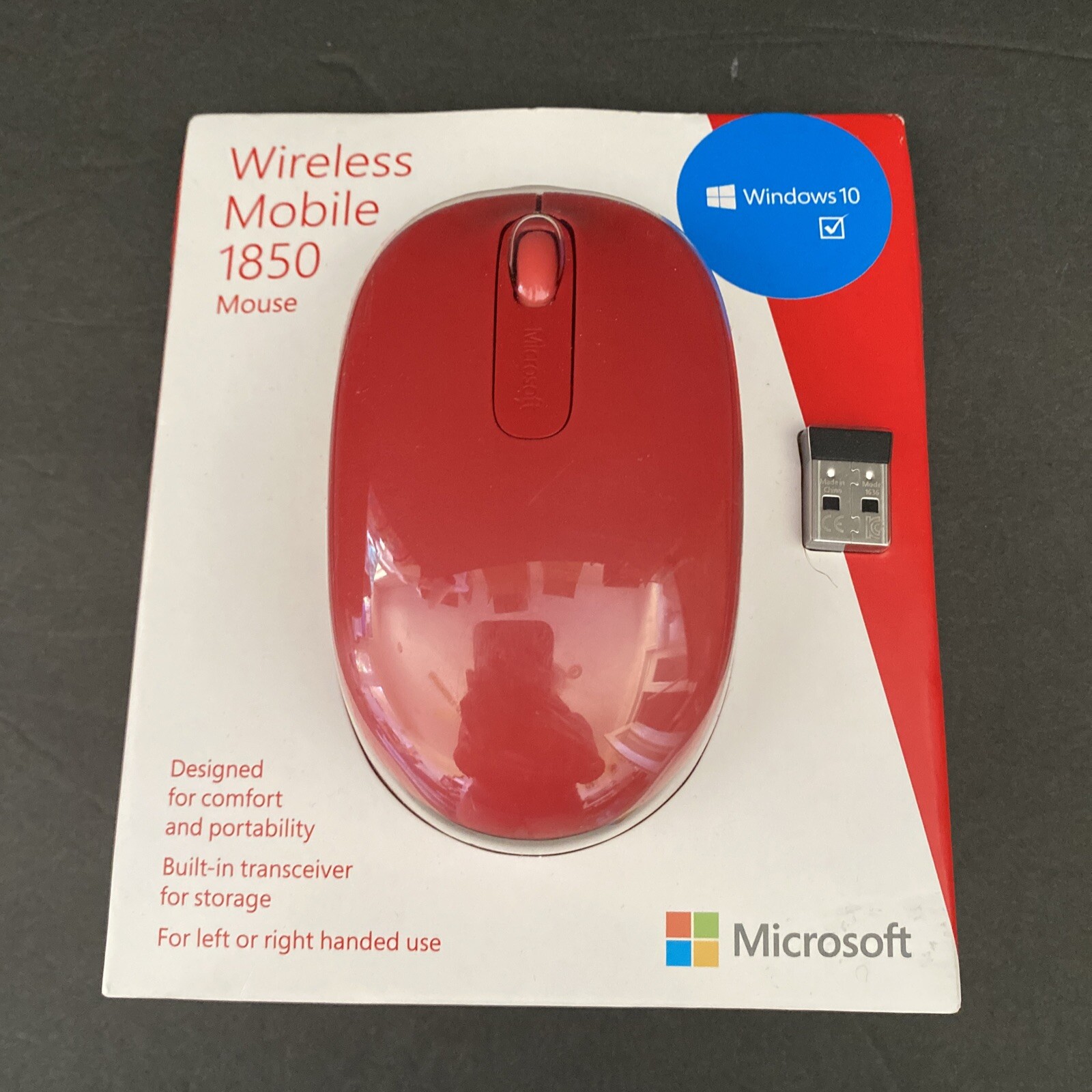 Microsoft Wireless Mouse Red