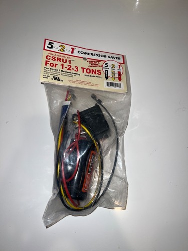 5-2-1 COMPRESSOR SAVER CSRU1 Hard Start Kit 1-2-3 tons AC HVAC ...