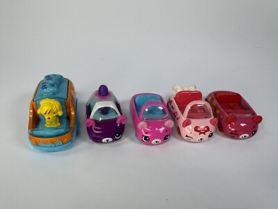 2019 Moose Shopkins Diecast Cutie Cars Purple Mouse Lot Of 4 Plus Extra ...