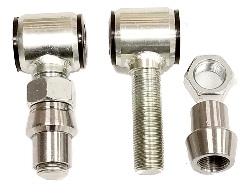 2 Pairs 4 Link Bar Rod End 1.75" Wide LH & RH 3/4" Thread Bushings 5/8 ...