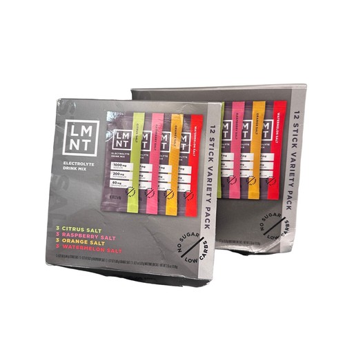 12 Pack LMNT Electrolyte Powder Packets Keto Hydration Powder Element ...