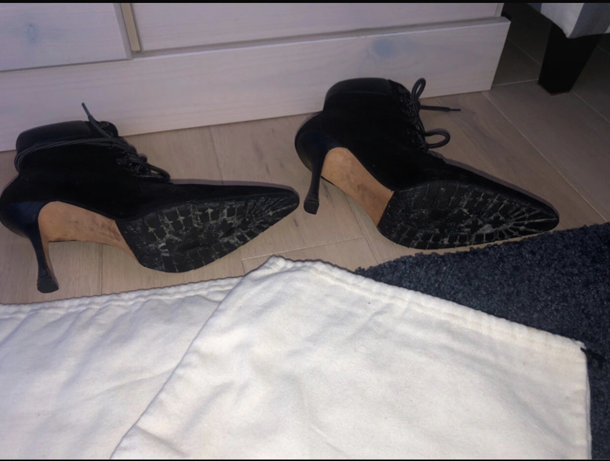 Manolo Blahnik Oklamod Boots | eBay