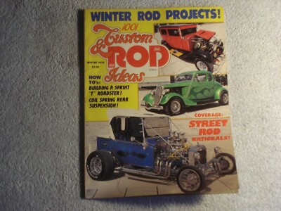 1001 Custom and Rod Ideas 1978 January Winter VINTAGE Hot Rods and ...