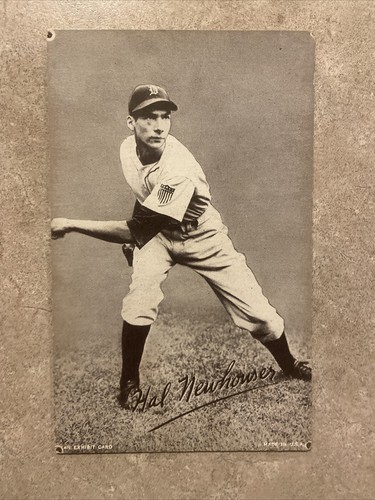 1947-66 Hal Newhouser Exhibit Baseball Card | eBay