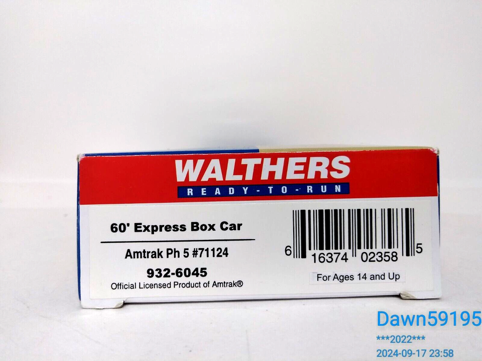 HO SCALE WALTHERS 60' EXPRESS BOX CAR PHASE 5 #932-6045 NEW | eBay