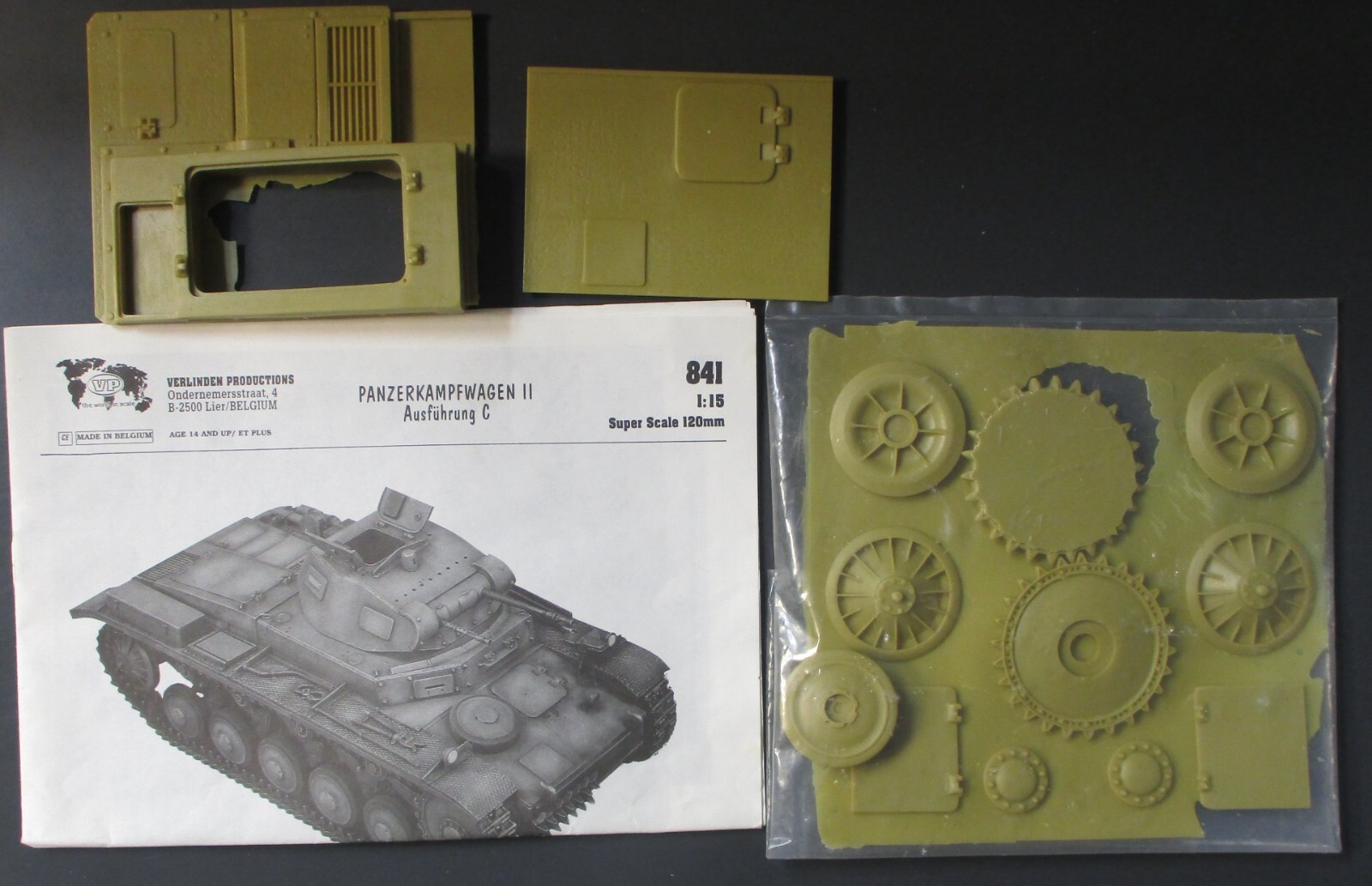 Verlinden 1/15th Scale Panzerkampfwagon II Ausf. C Item No. 841 | eBay