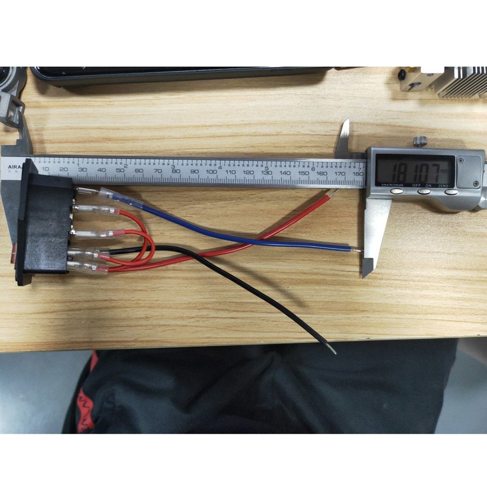 10A 250V Power Power Outlet with Red Triple Rocker Fused Module Plug ...