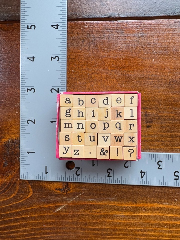 YOU CHOOSE Alphabet Stamp Sets ~ different Fonts ~ YOU PICK Mixed ...