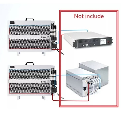 8KW Water Cooling Row Hydro Radiator System Kit For S21 Hyd/L7/M53 BTC ...