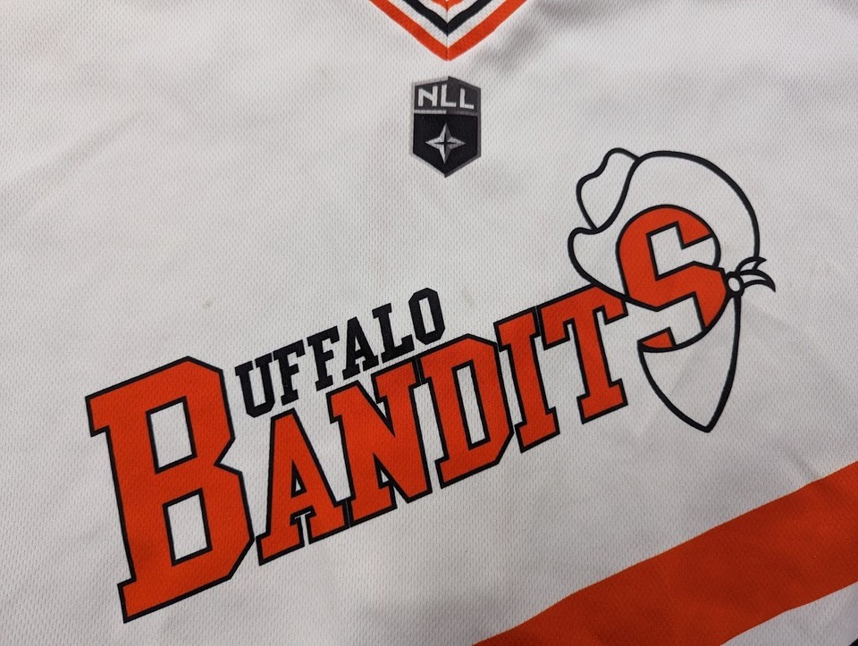 Tehoka Nanticoke Buffalo Bandits Lacrosse Jersey (2X/2XL) Stitched Pro ...