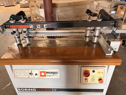 2007 Maggi Boring System 29 Line Boring Machine Woodworking Cabinet ...